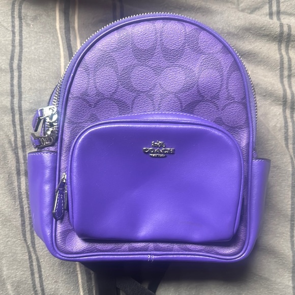 Coach | Bags | Coach Purple Mini Backpack | Poshmark